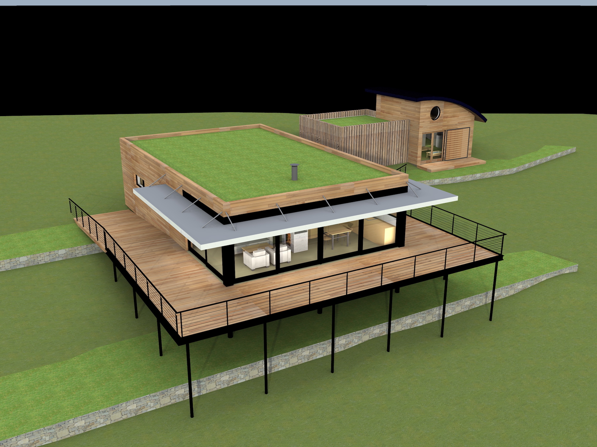 Maison sur pilotis | NaturARCH | Architecture Durable